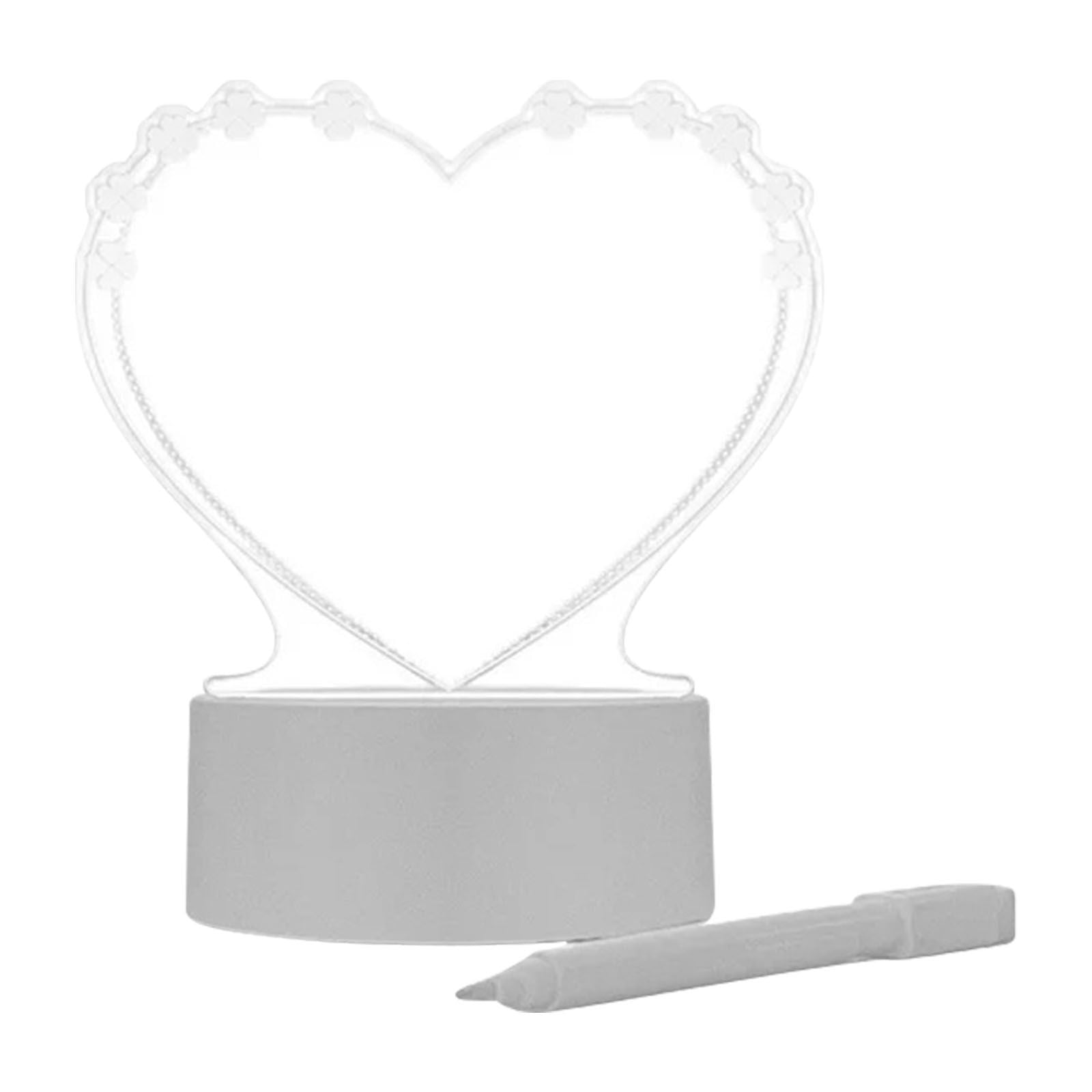 XIHAXI Desktop Note Memo Lamp LED Arts Notepad Memo Board Tablet For ...