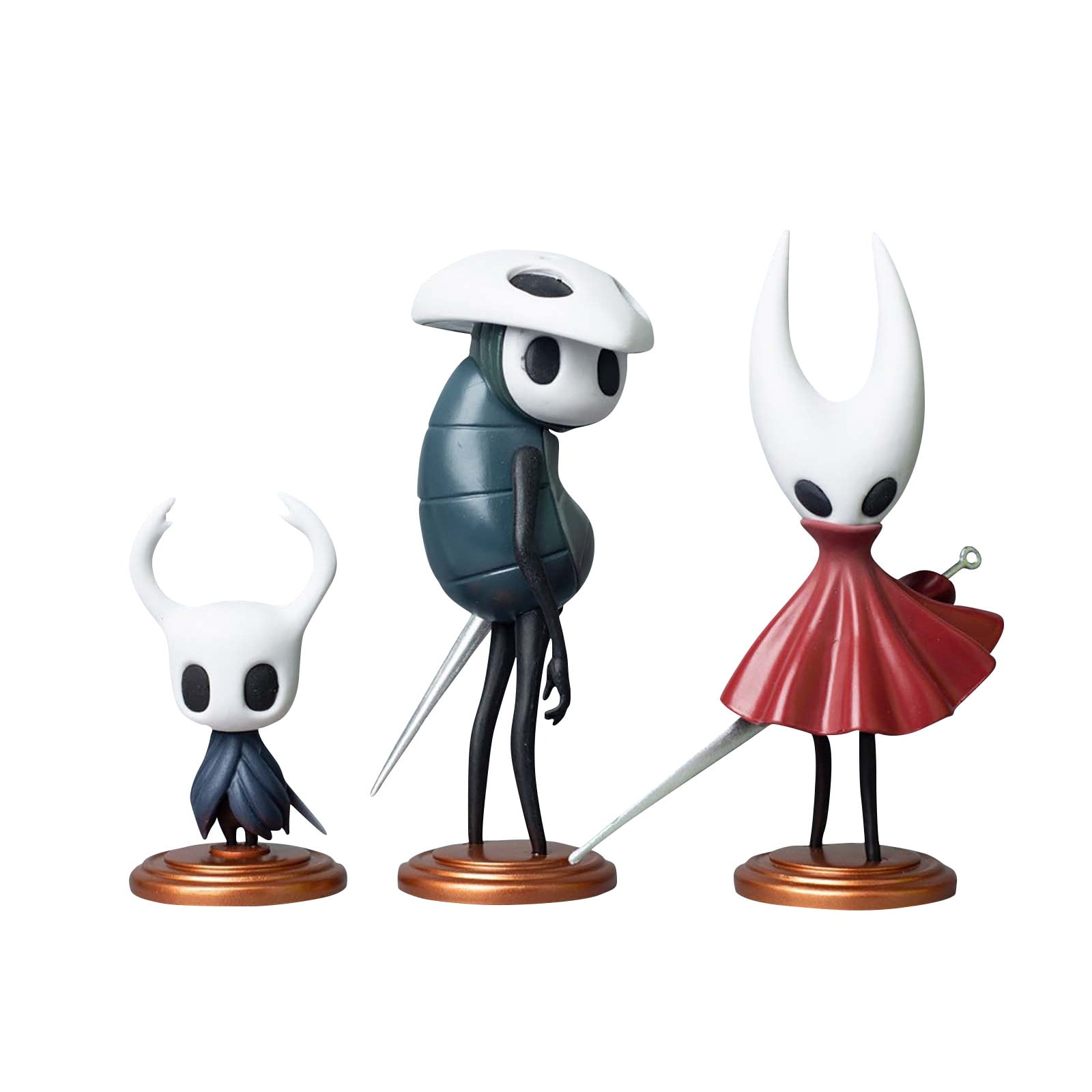 XIIHAA 3Pcs Hollow Knight Game Character Collectible Figure Statue, PVC ...
