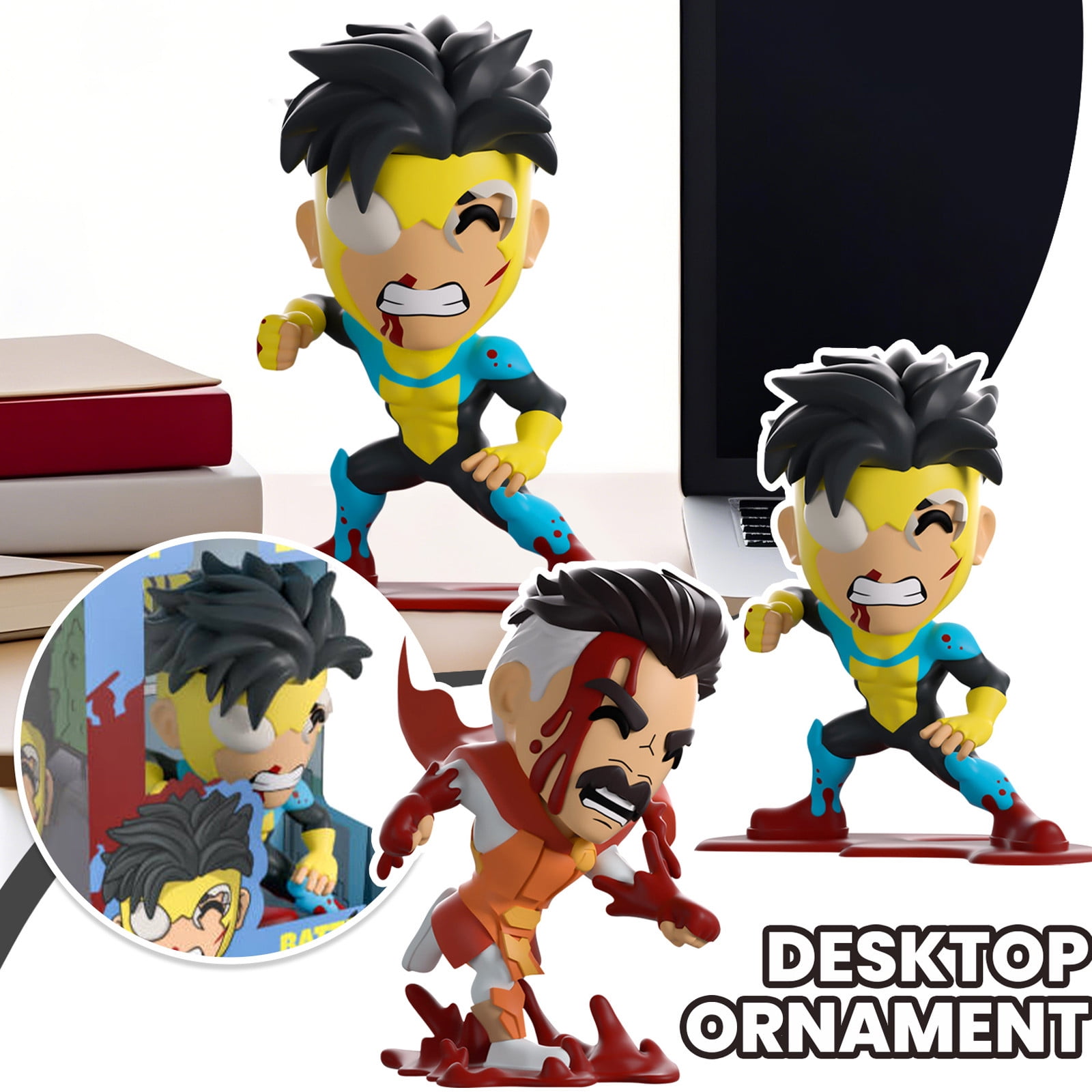 XIIHAA 4.4 inch Invincible - Omni-Man Mini Figurine PVC Model Toys Fan ...