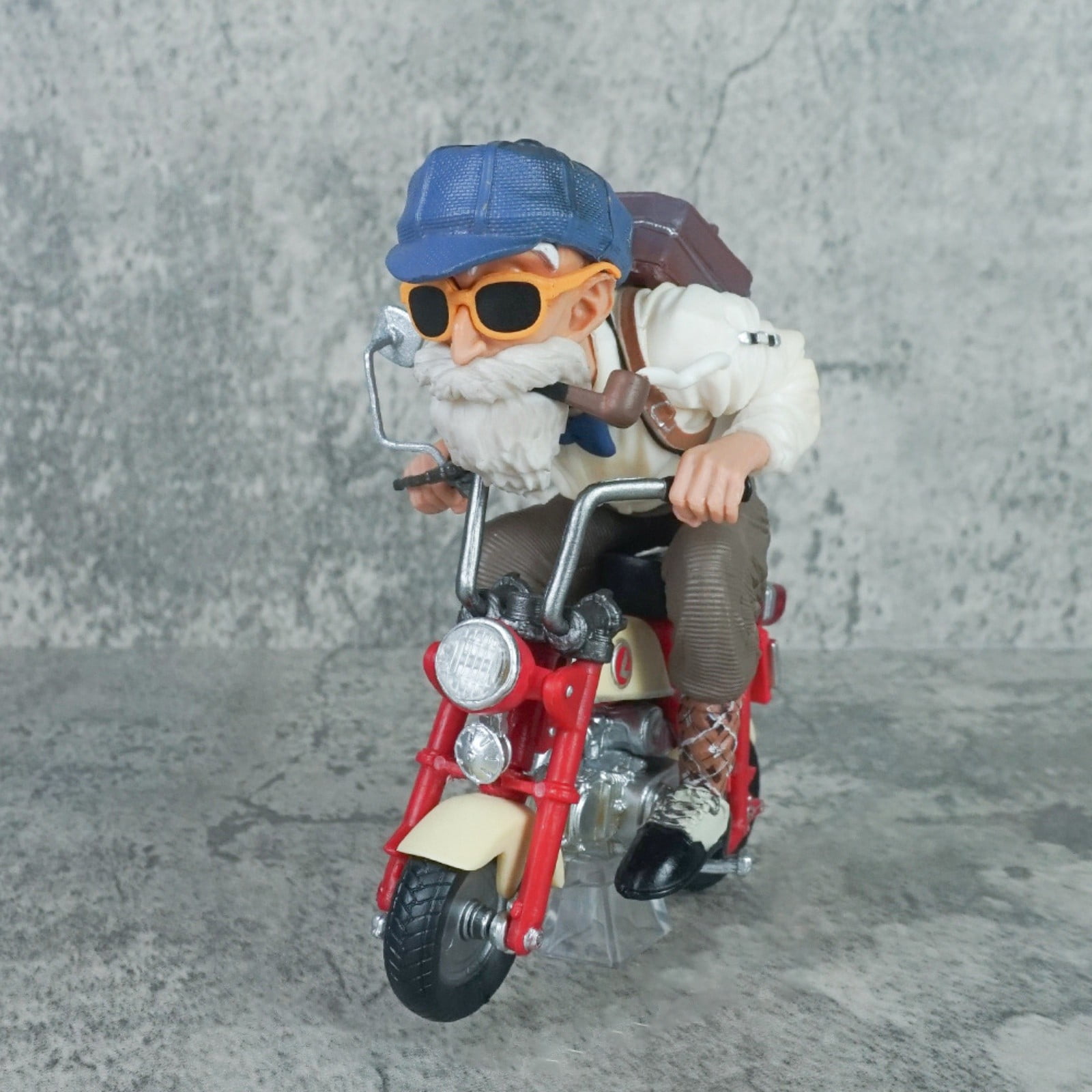 XIIHAA 5.1 Inch Dragon Ball - Master Roshi Ride Motorcycle Back to ...