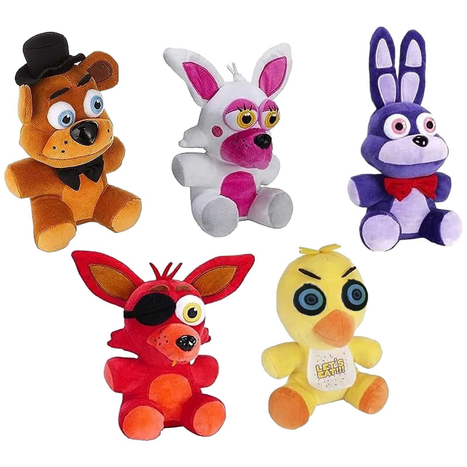 XIIHAA 5Pcs Five Nights at Freddy's Figure Plush Toy, 7 inch FNAF ...