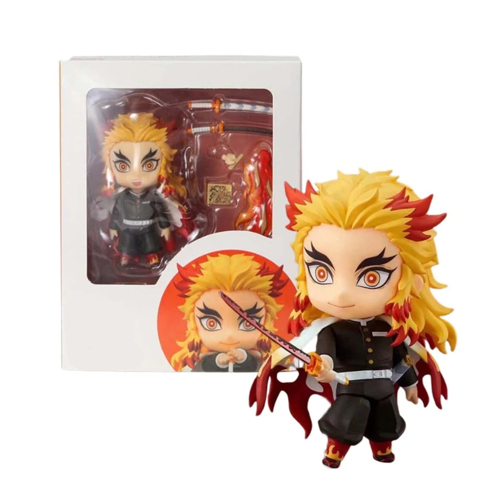 XIIHAA Demon Slayer: Kimetsu no Yaiba - Rengoku Kyojuro PVC Model Toys ...
