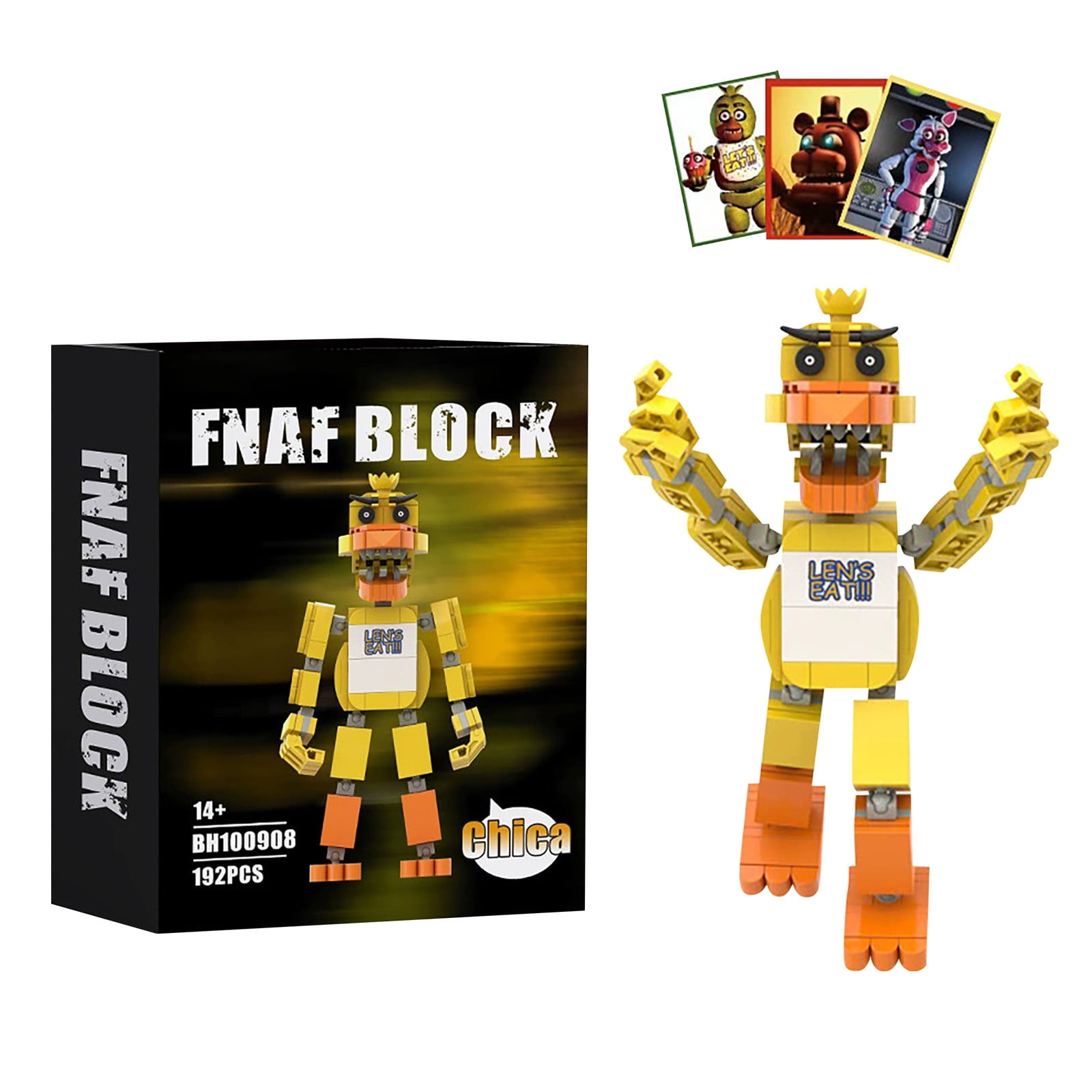 XIIHAA Five Nights at Freddy's Building Bricks Kit Toys, Halloween Classic Horror Game Security ...