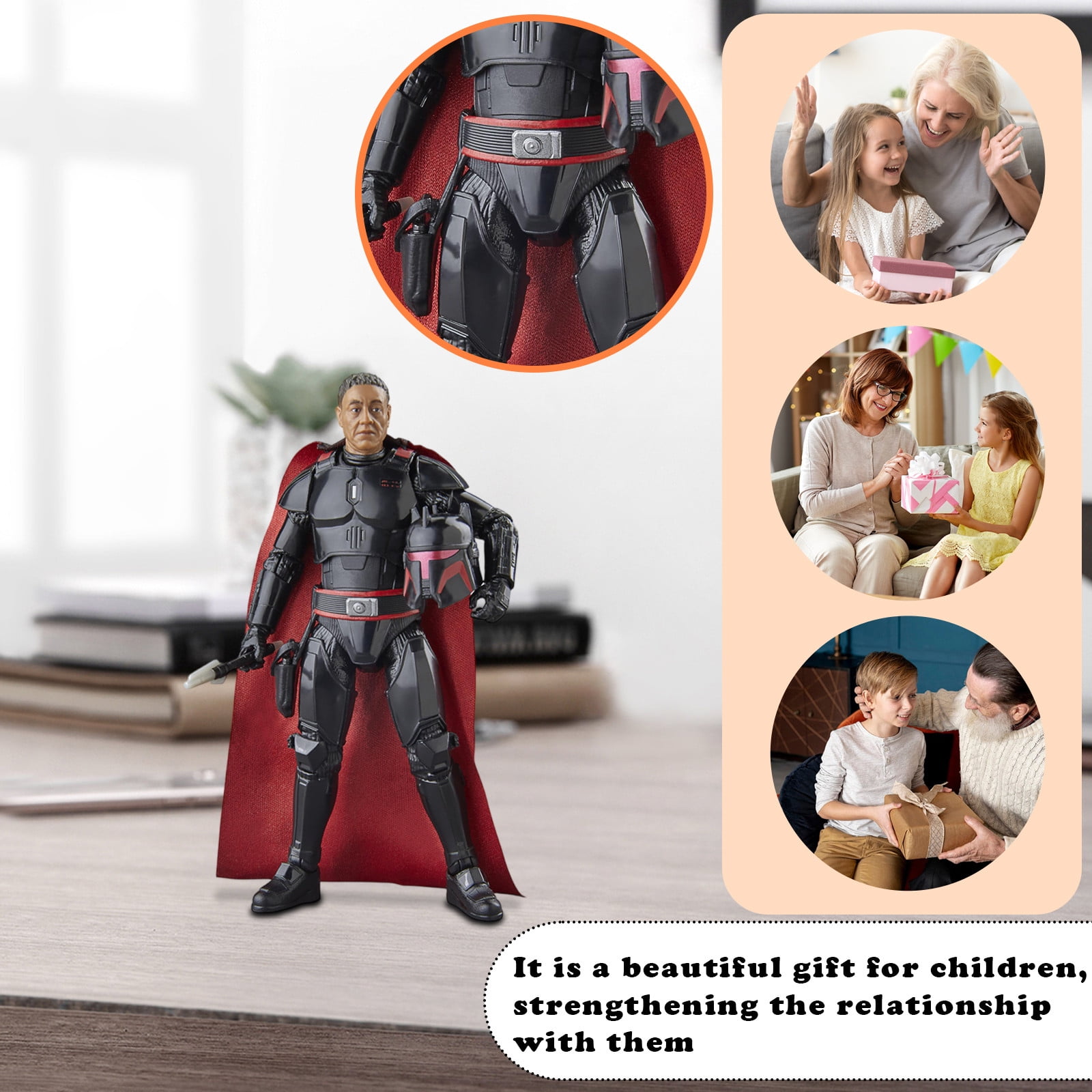 XIIHAA Moff Gideon Black Series Collectible, Dark Trooper Armor Figure ...