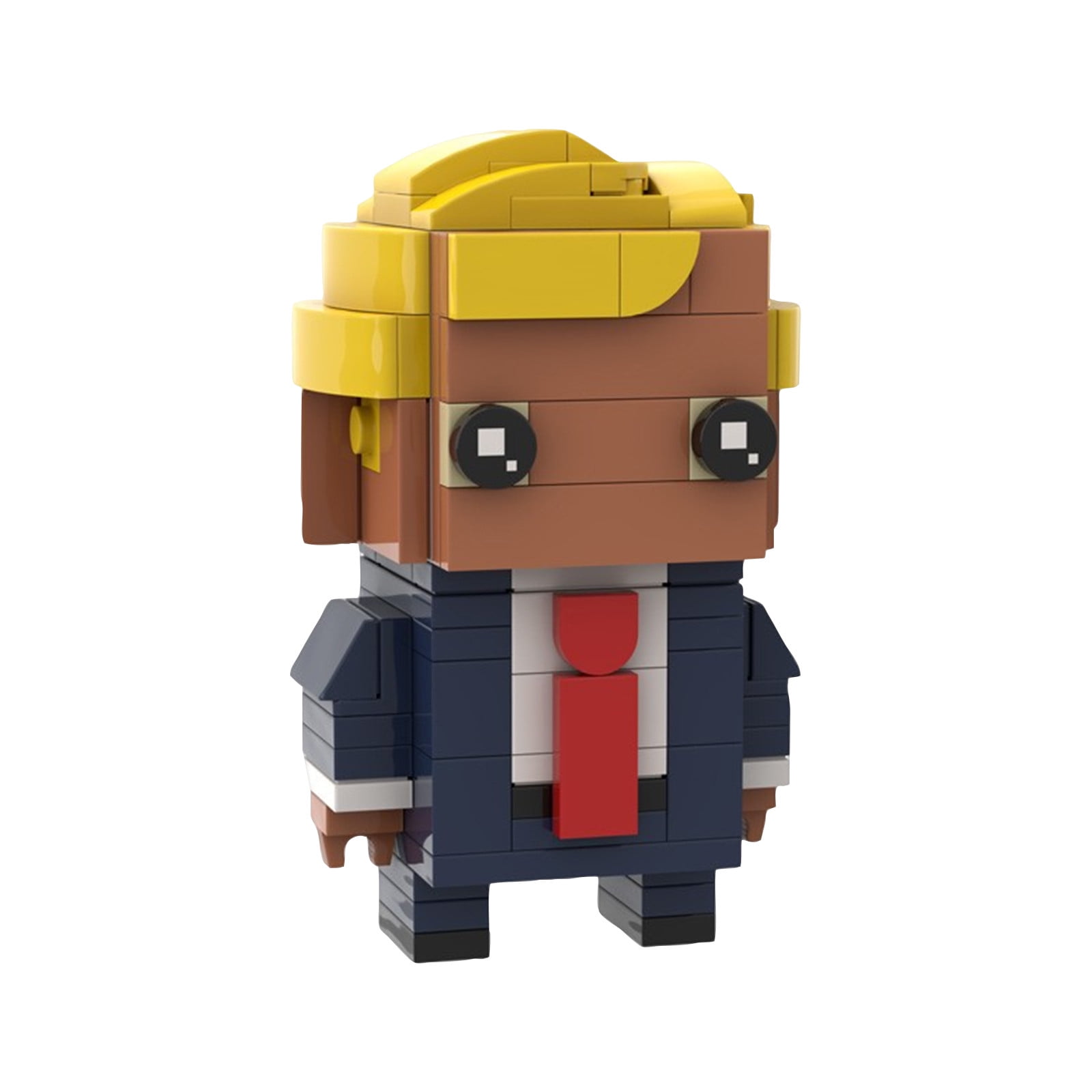 XIIHAA Square-headed American Figurine, Assembled with Granular ...