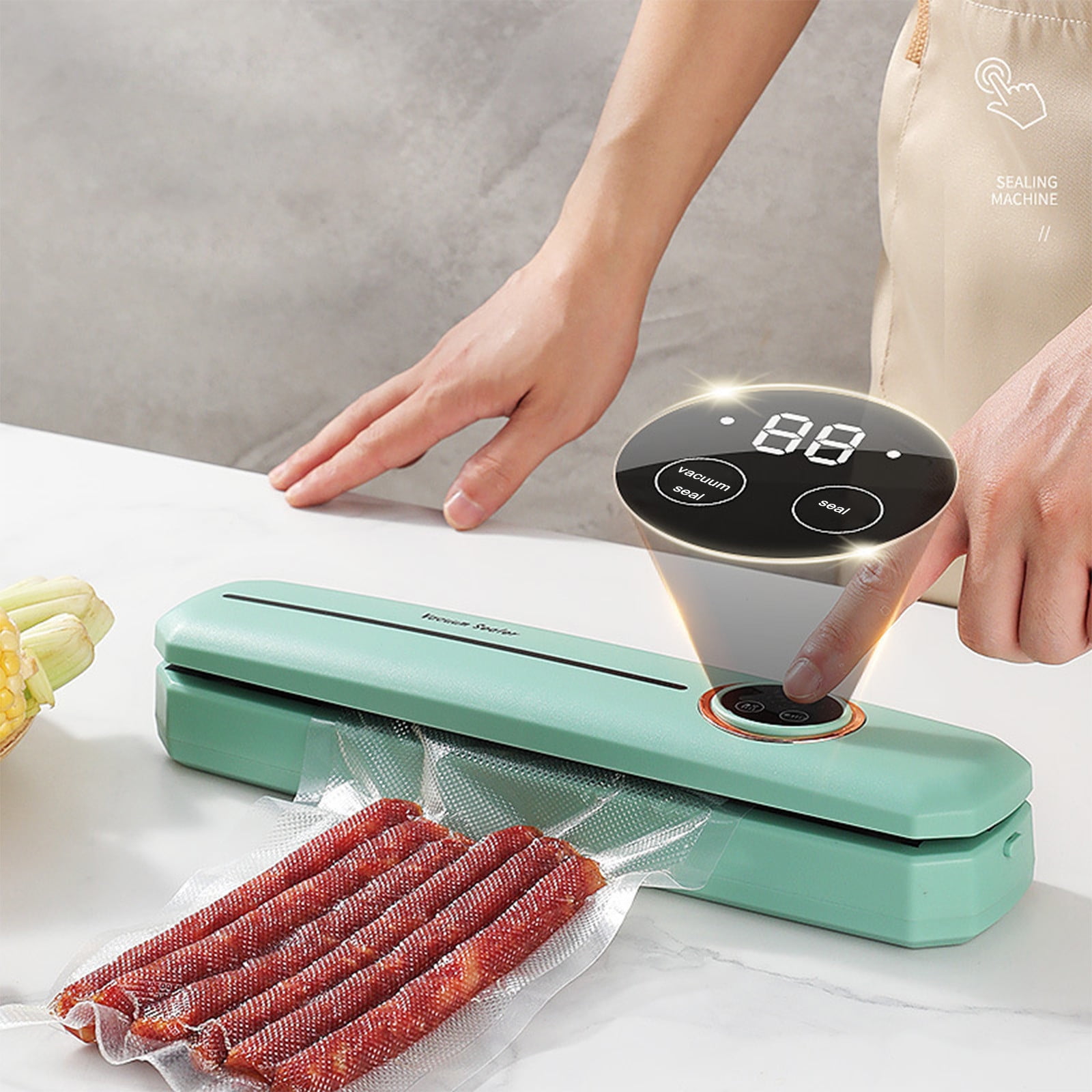 XIKEDUO Vacuum Sealer Machine, Food Sealer,Vacuum Sealers for Food Air ...