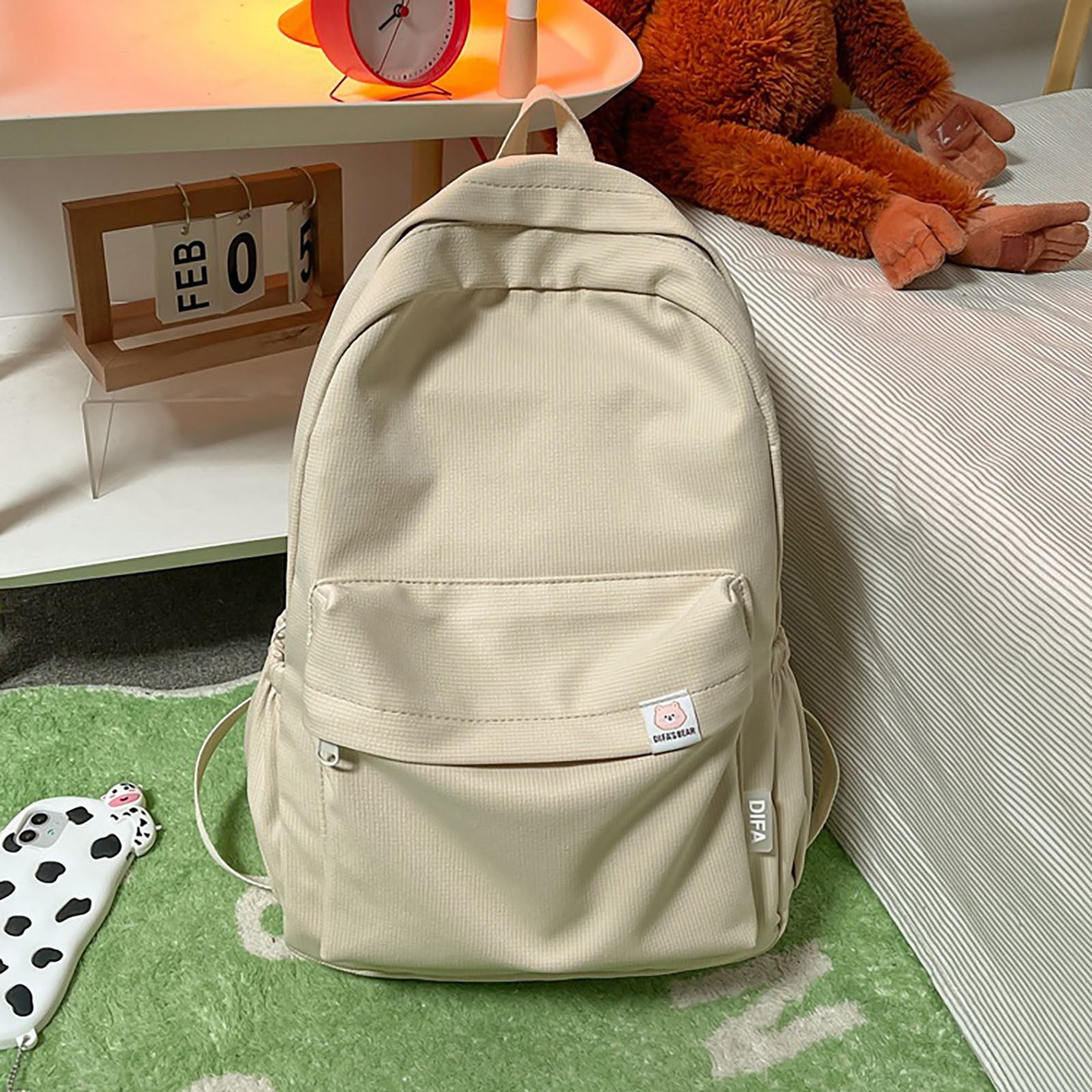 XIMIN Cute Aesthetic Backpack Female Korean Version Of High School Y2K ...