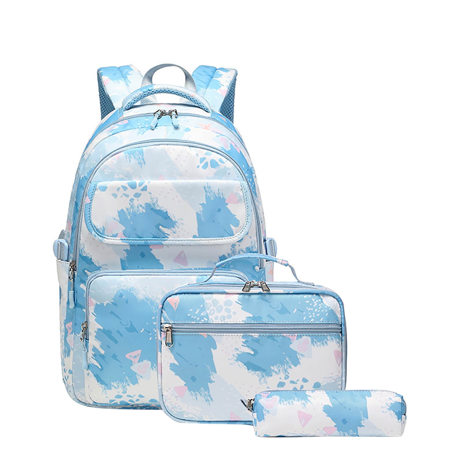 XIMIN Girls Women 3Pcs Backpack Ink Painting Pattern Laptop Bag with ...