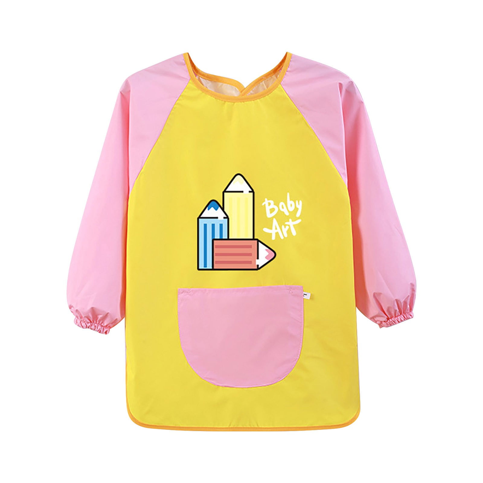XIMIN Kids Colorful Apron Children Art Painting Aprons Toddler Smock ...