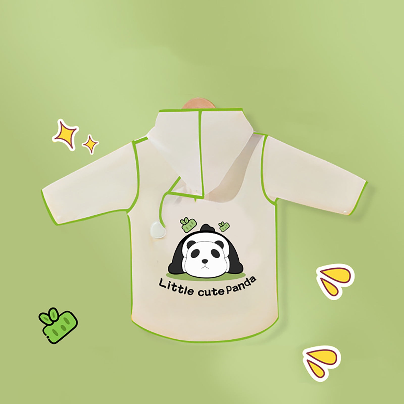 XIMIN Kids Raincoats Waterproof Rain Jacket Cartoon Dinosaur Print with Hood Kids Toddler Rain ...