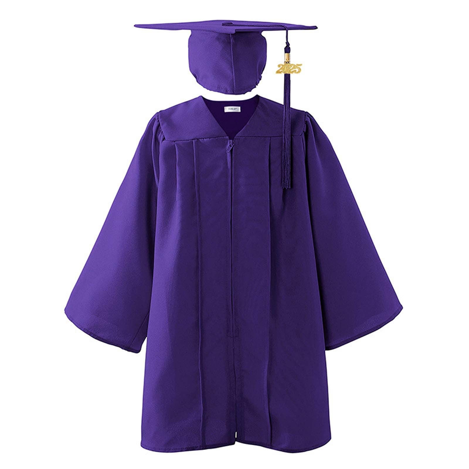 XIMIN Preschool and Kindergarten Matte Cap and Gown Tassel with 2025 ...