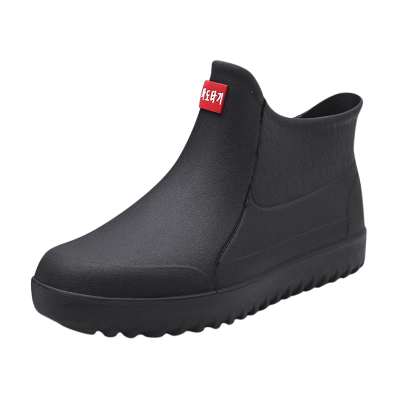 XIMIN Rain Boots for Men Water Proof Fashionable Rubber Boots Non-slip ...