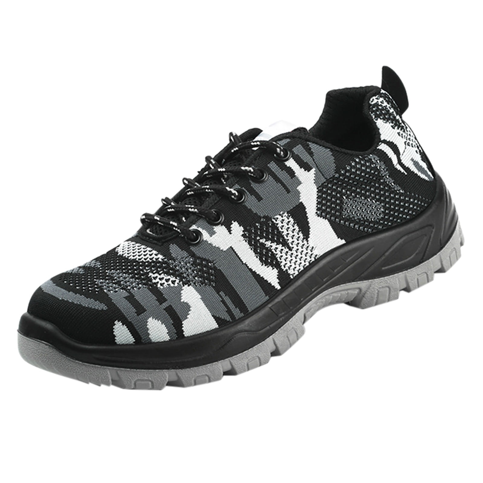 XIMIN Safety Trainers for Men Women Steel Toe Cap Safety Shoes ...