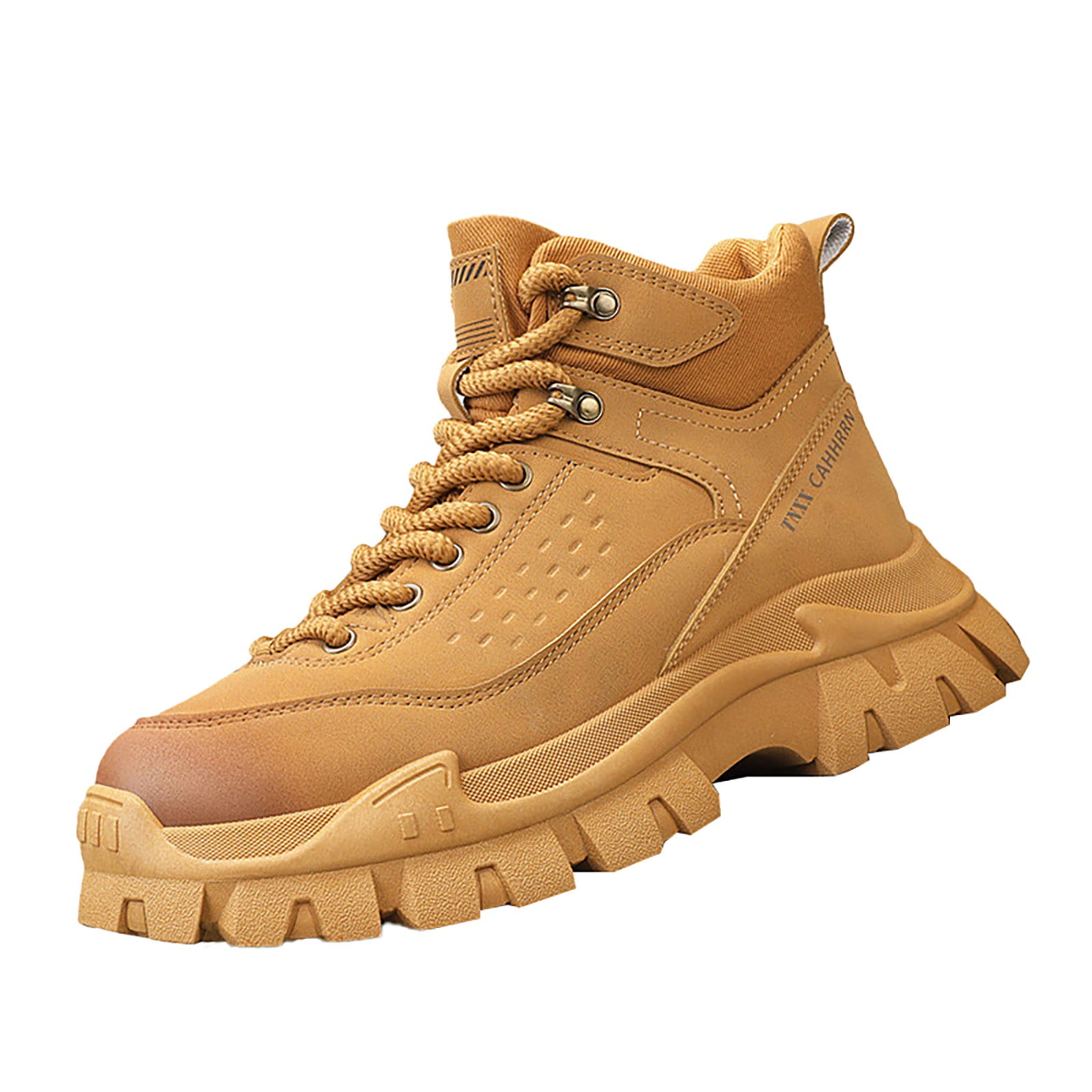 XIMIN Steel Toe Shoes for Men Non-Slip Work Shoes for Men Lightweight ...