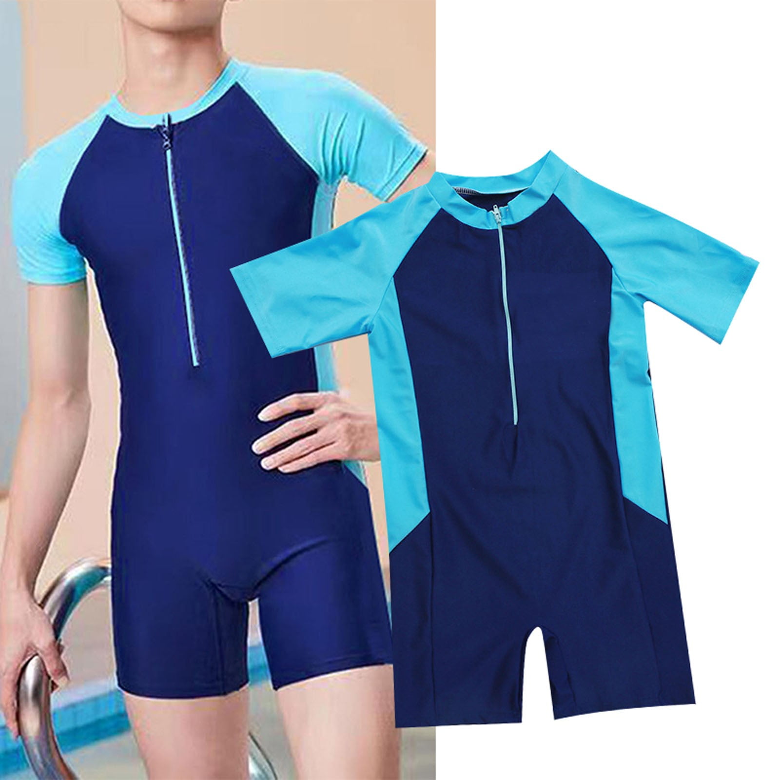 XIMIN Swimsuit Set Kids Long Sleeve Bathing Suits Swimwear Children'S ...