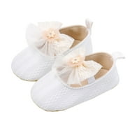 Dyfzdhu Girls Sandals Rhinestone Flower Shoes Low Heel Flower Wedding Party Dress Pump Shoes ...