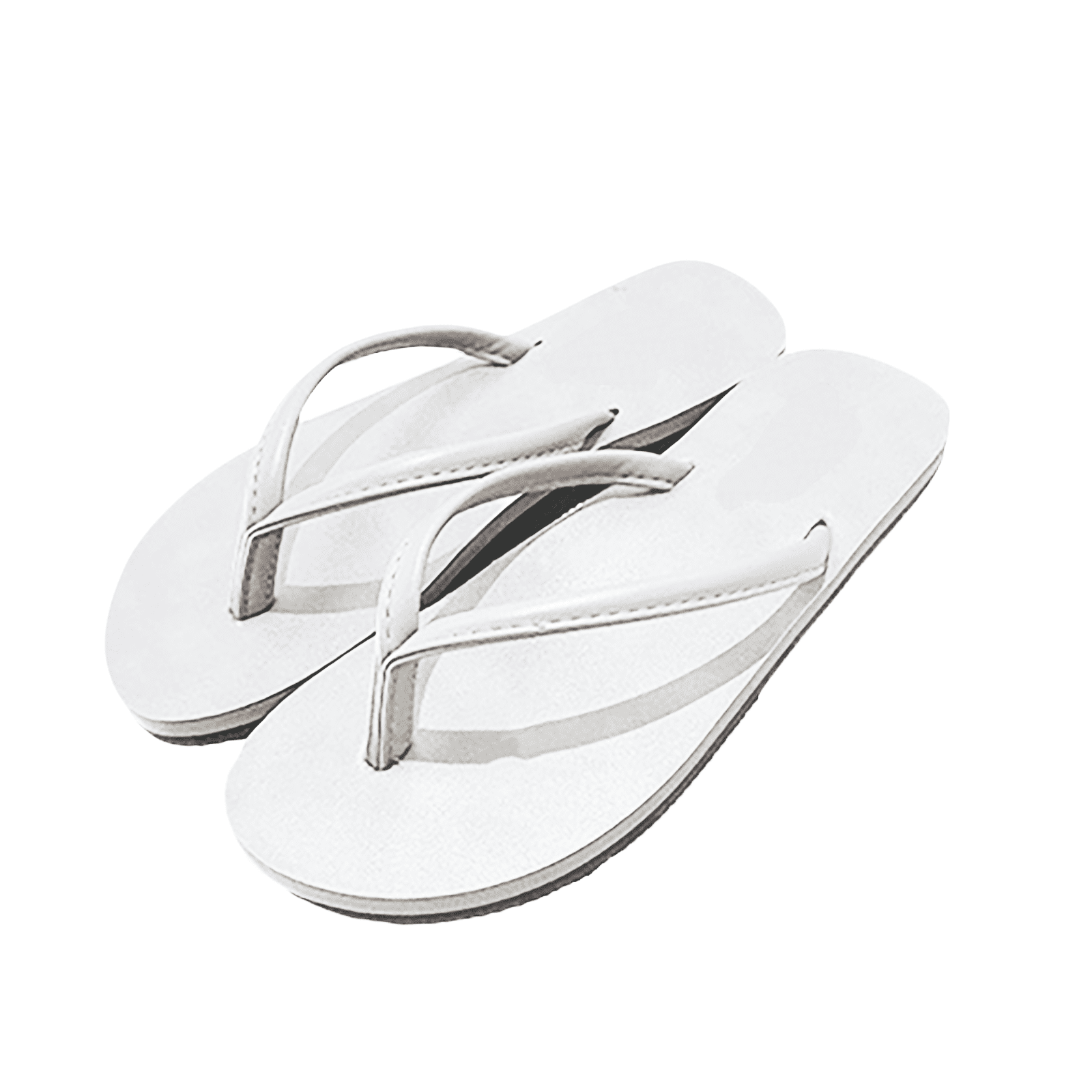XIMIN Vegan Leather Flip Flops for Women Footwear - Memory Foam Flats ...