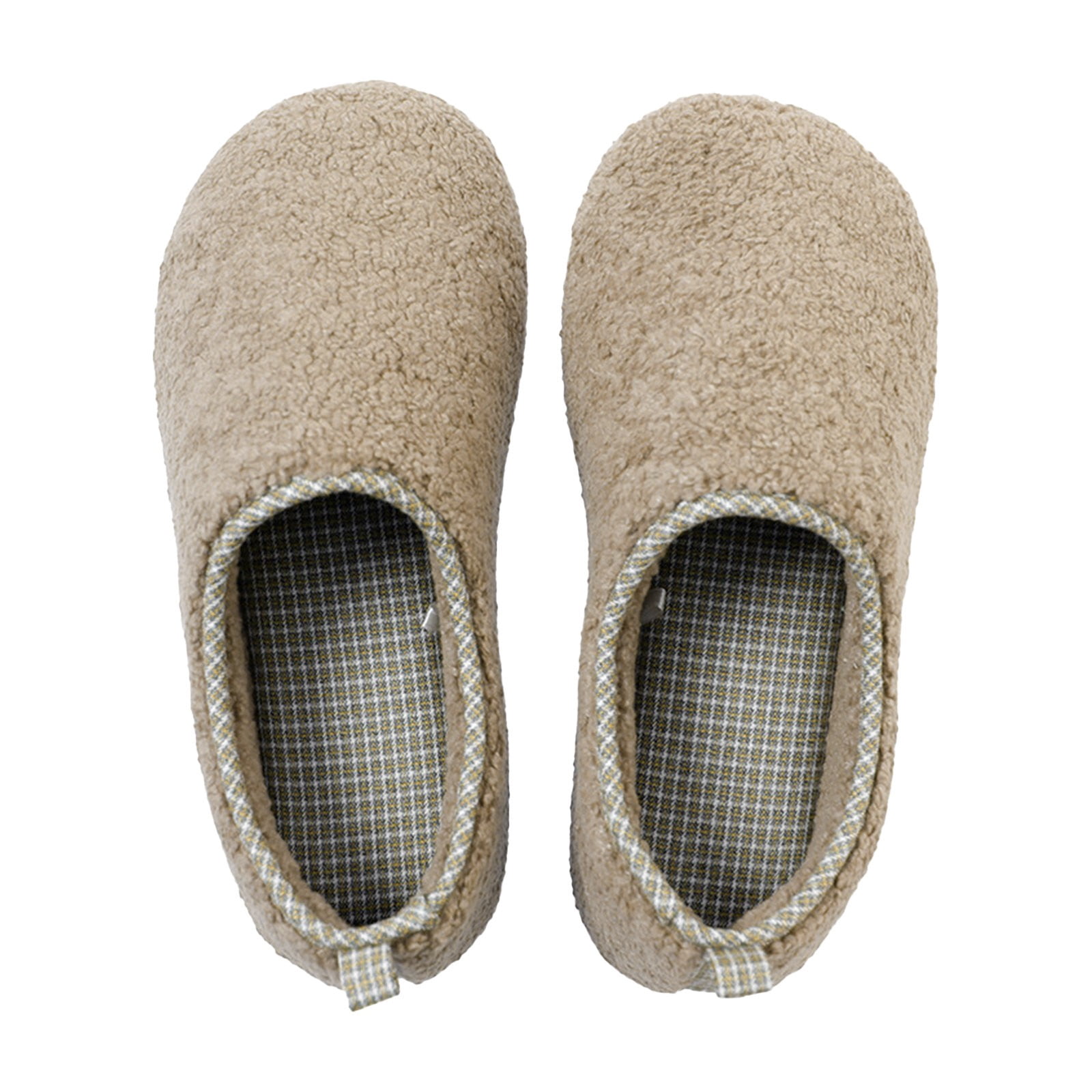 XIMIN Women's Flat Sole Slippers Women's Cozy Fuzzy Slippers Warm ...