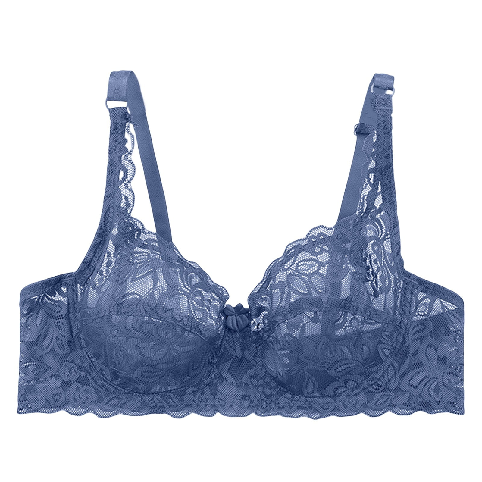 XINC Push Up Everyday Bras Womens Underwire Bra Lace Floral Bra Unlined ...