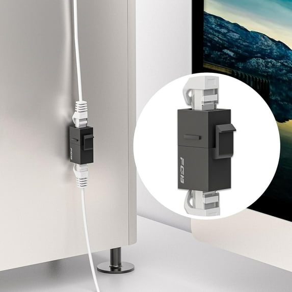 XINDUO-10 Gbps CAT6A RJ45 Keystone Coupler 25-Pack, CAT6A Keystone Jack ...