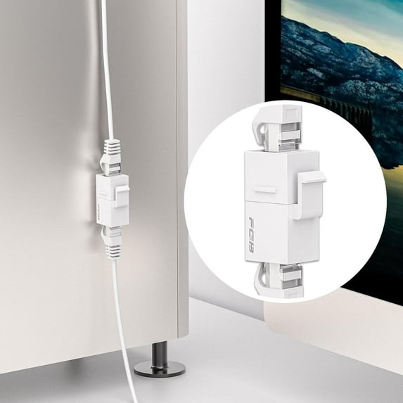 XINDUO-10 Gbps CAT6A RJ45 Keystone Coupler 25-Pack, Ethernet Keystone ...