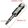XINDUO-10 Piece 50mm Long 1/4 Inch Hex Shank T7 Torx Head Magnetic ...