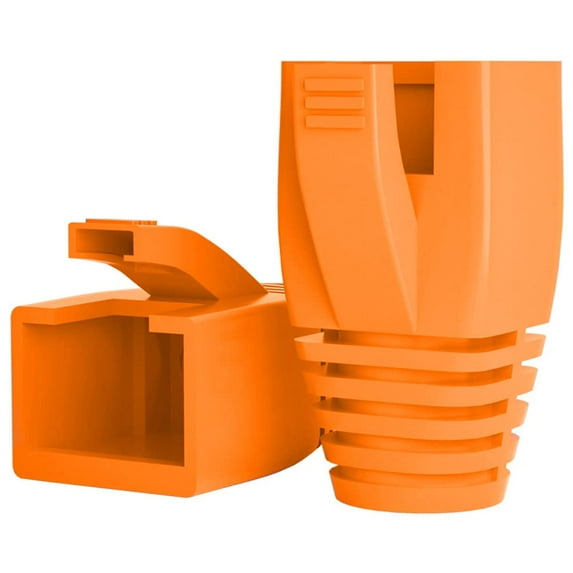 XINDUO-100Pack RJ45 Boot Cover, Cat5 Cat6 Cat6A Ethernet Network Cable ...