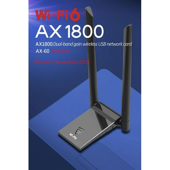 XINDUO-1800m WiFi 6 Adapter for Laptop Desktop PC,USB 3.0 Dual Band ...