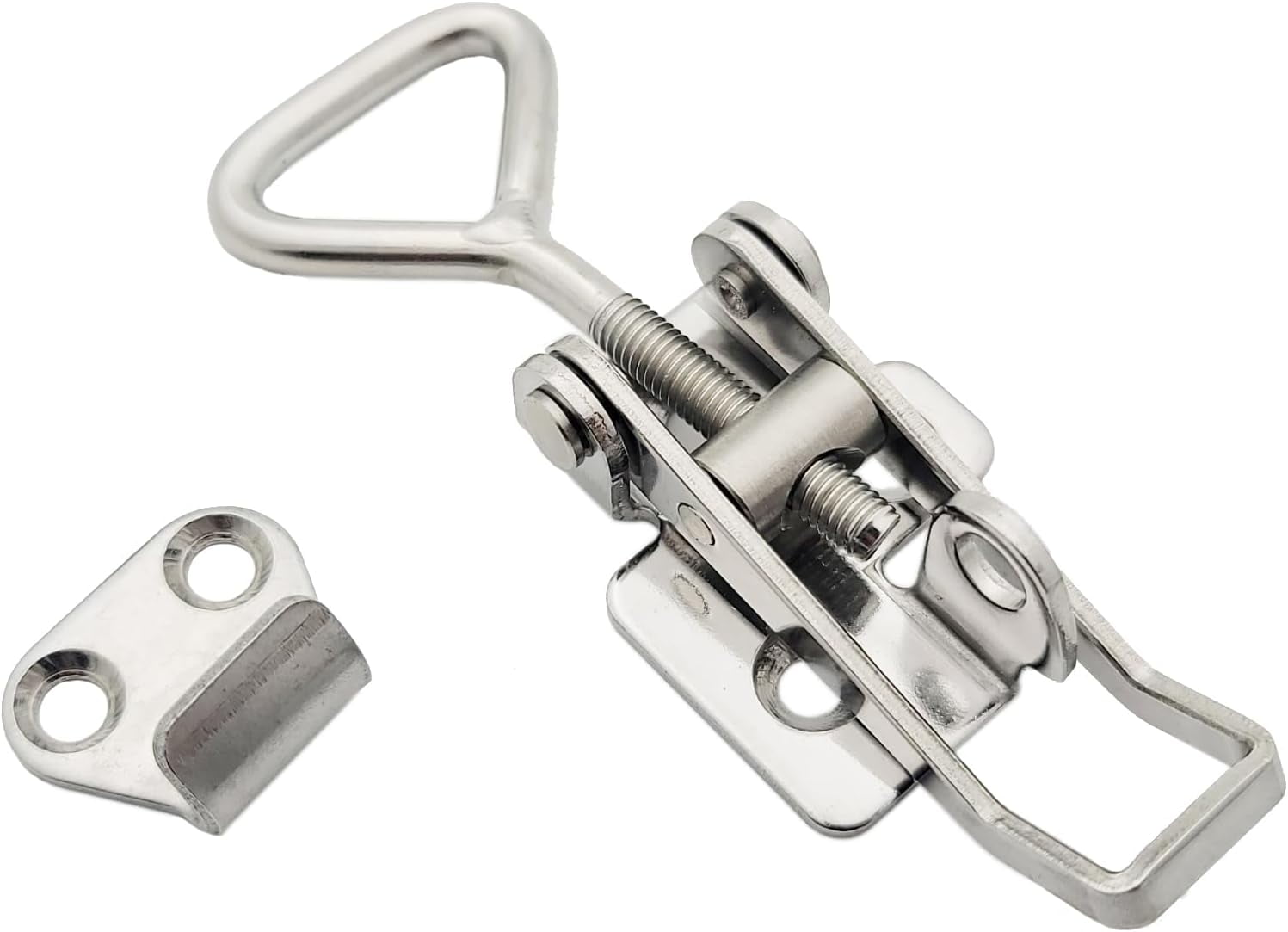 XINDUO-2 Pack Stainless Steel Adjustable Draw Latch Adjustable-Grip ...