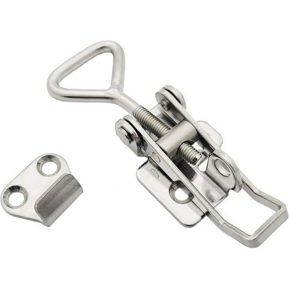 XINDUO-2 Pack Stainless Steel Adjustable Draw Latch Adjustable-Grip ...