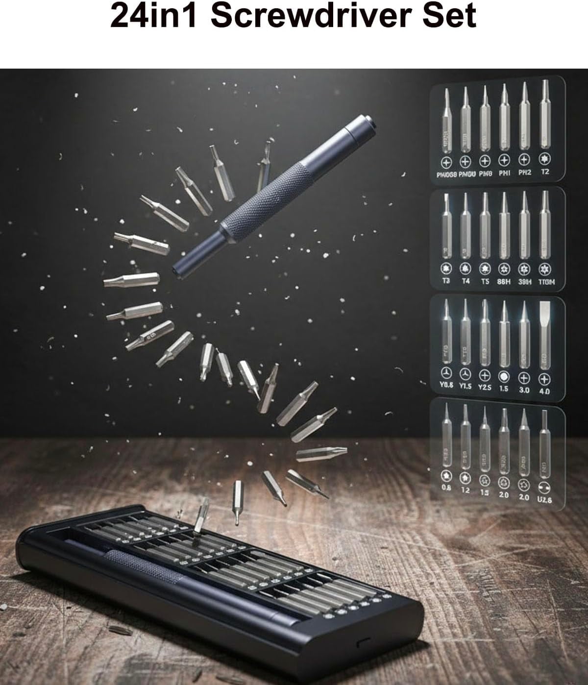 XINDUO-[2025 Upgraded] 24-in-1 Small Precision Screwdriver Set ...
