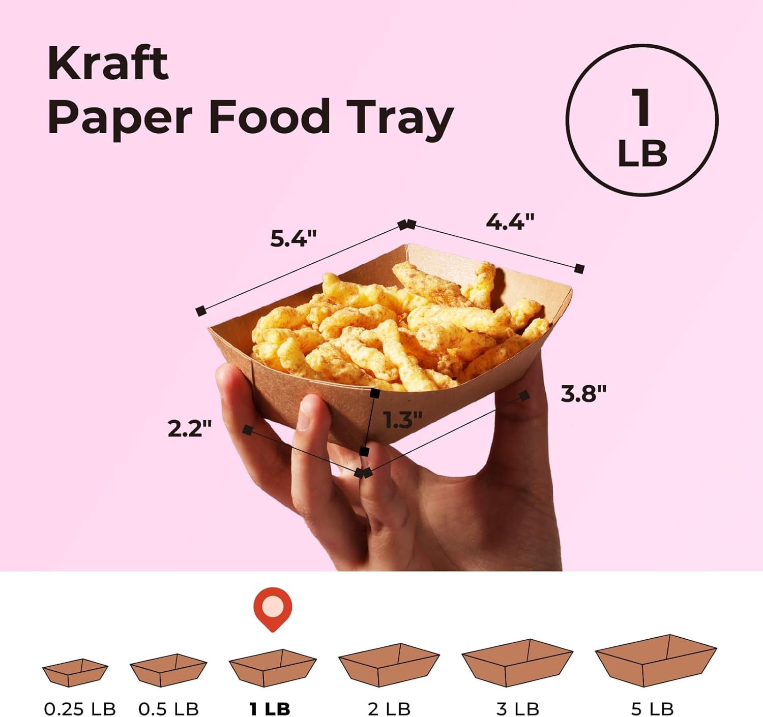 XINDUO-[250 Pack 1 lb Paper Food Boats Heavy Duty Disposable Food Trays ...