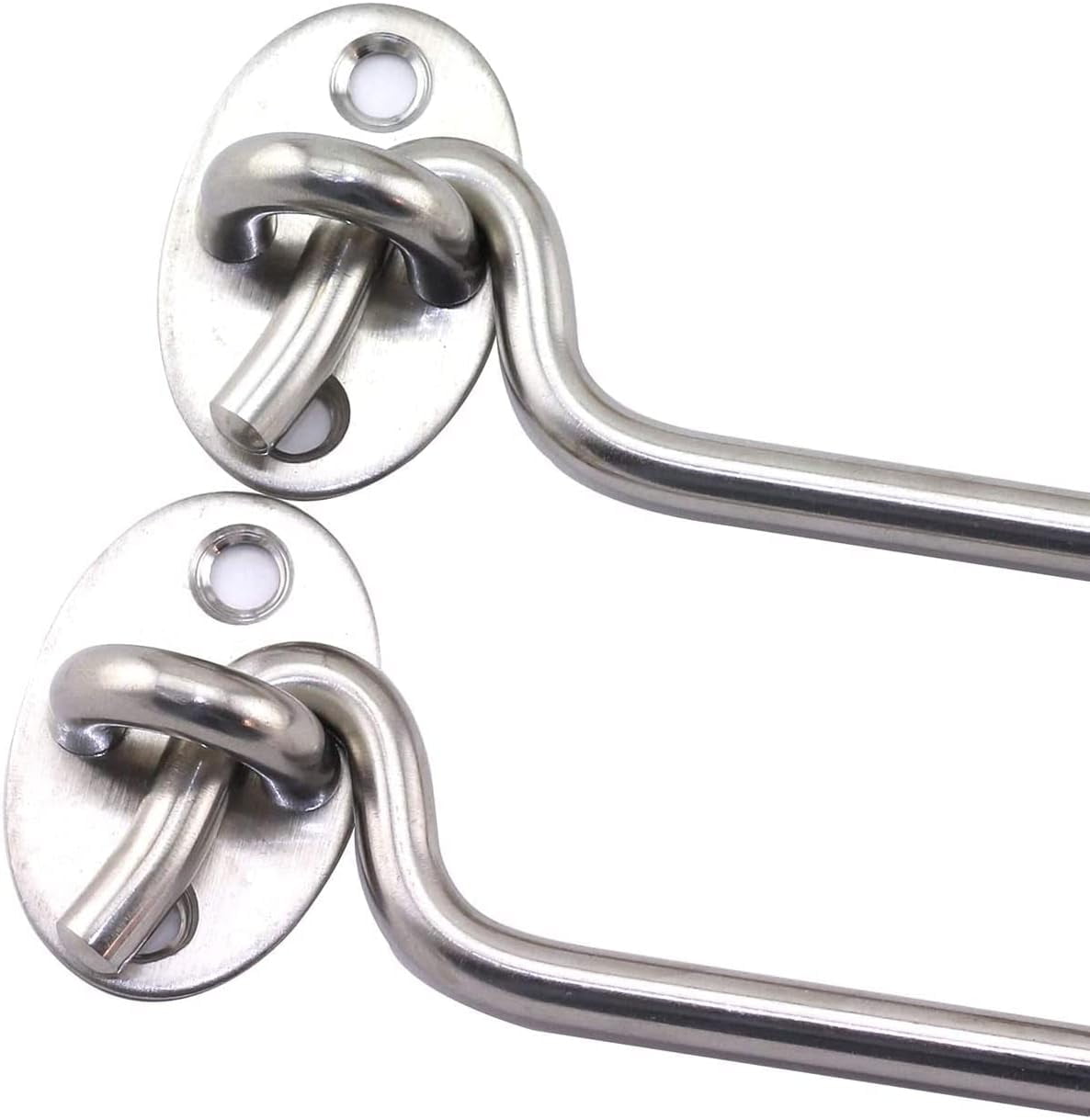 XINDUO-8 Inch Cabin Hook Eye Latch Wind-Proof Lock Shed Stainless Steel ...