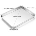XINDUO-Baking Sheet, Stainless Steel Baking Pans Tray Cookie Sheet ...