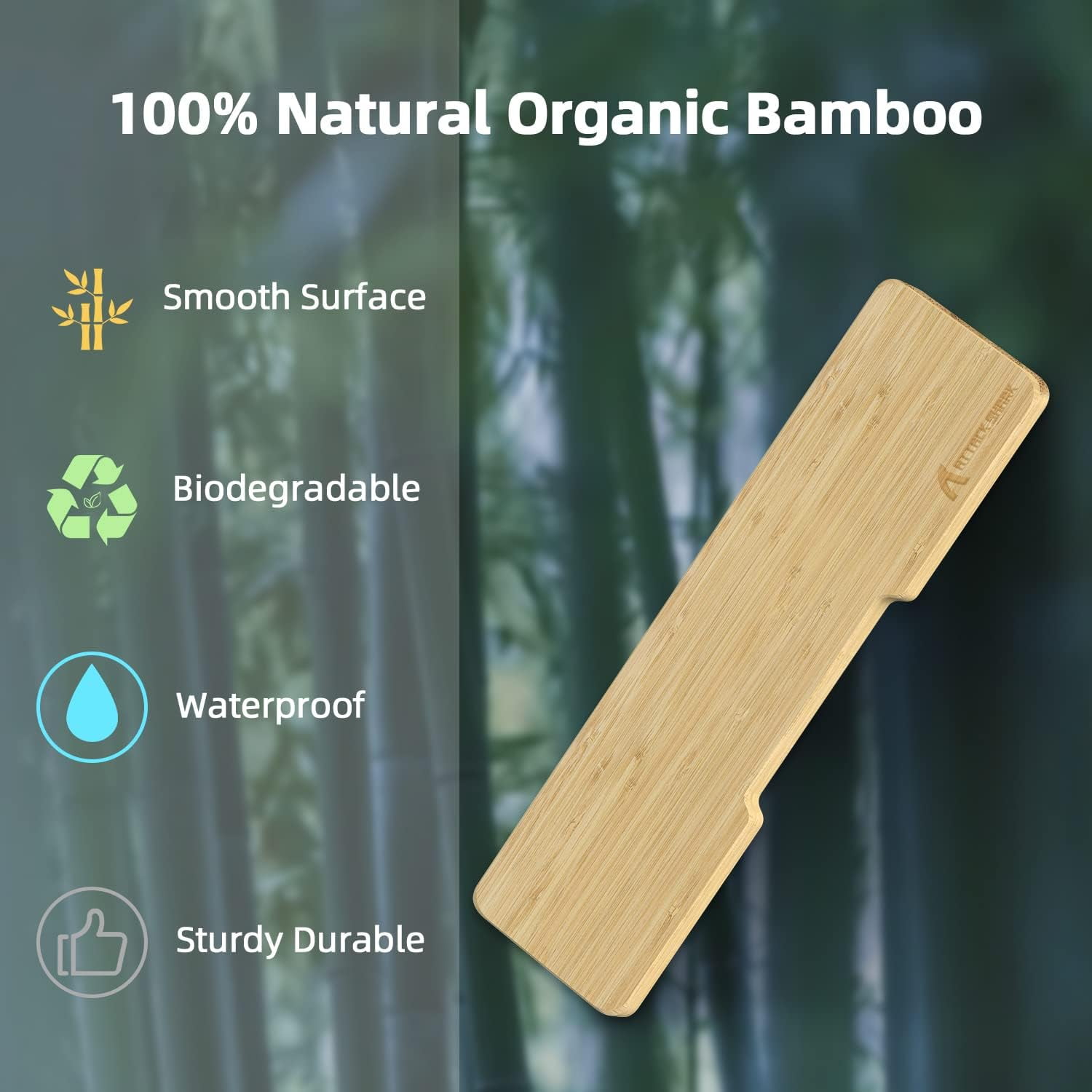 XINDUO-Bamboo Wrist Rest for Computer KeyboardErgonomic Hard Palm Rest ...