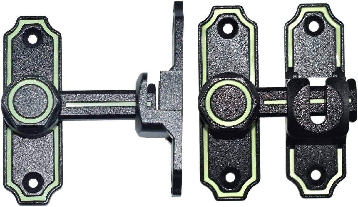 XINDUO-Barn Luminous Door Locks and Latches Hardware, 90 Degree Heavy ...