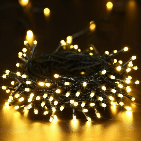 XINDUO-Christmas Lights, 200 LED 72ft 8 Modes Battery Operated ...