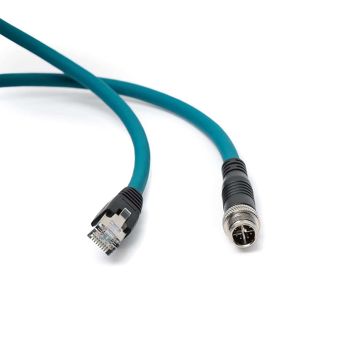 XINDUO-Cognex Industrial Camera Ethernet M12 X-Type 8 Pin Male to RJ45 ...