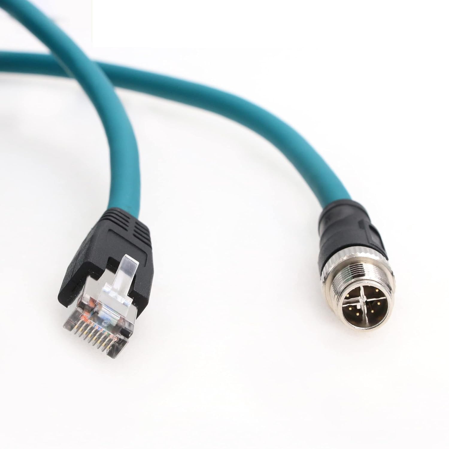 XINDUO-Cognex Industrial Camera Ethernet M12 X-Type 8 Pin Male to RJ45 ...