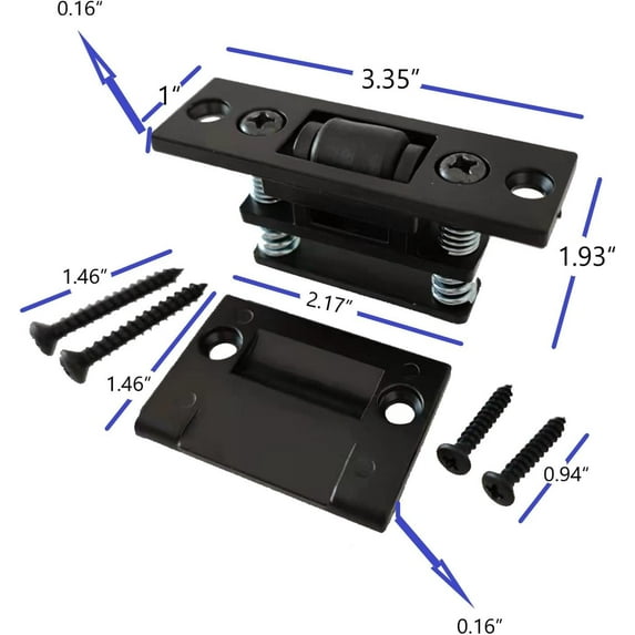 XINDUO-Door Ball Catch Heavy Duty Solid Silent Door Roller Catch with ...