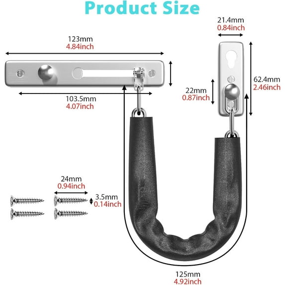 XINDUO-Door Chain Lock, Chain Door Lock, Door Latch, Safety Locks with ...