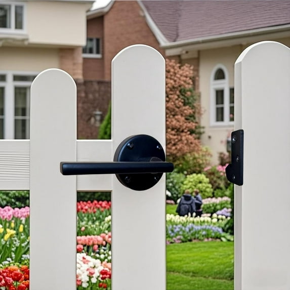 XINDUO-Double Sided Gate Latch for Wooden Fence Heavy Duty Swinging ...