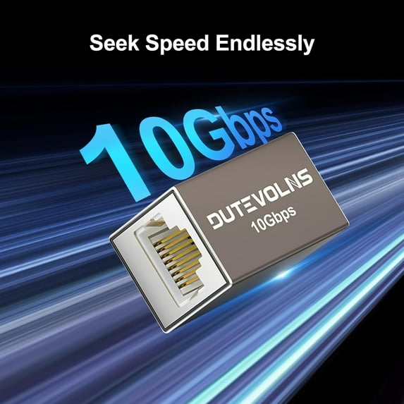 XINDUO-Ethernet Coupler 10Gbps, Expansion Adapter with Aluminum Alloy ...