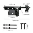 XINDUO-Heavy Duty 2 Way Thickeness Slide Bolt Gate Latch with Square ...