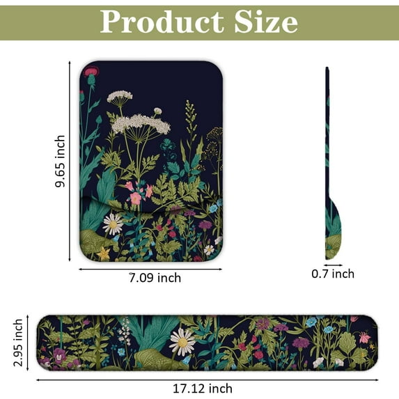 XINDUO-Lateefah Mouse Pad with Wrist Rest, 3-in-1 Ergonomic Mouse Pad ...