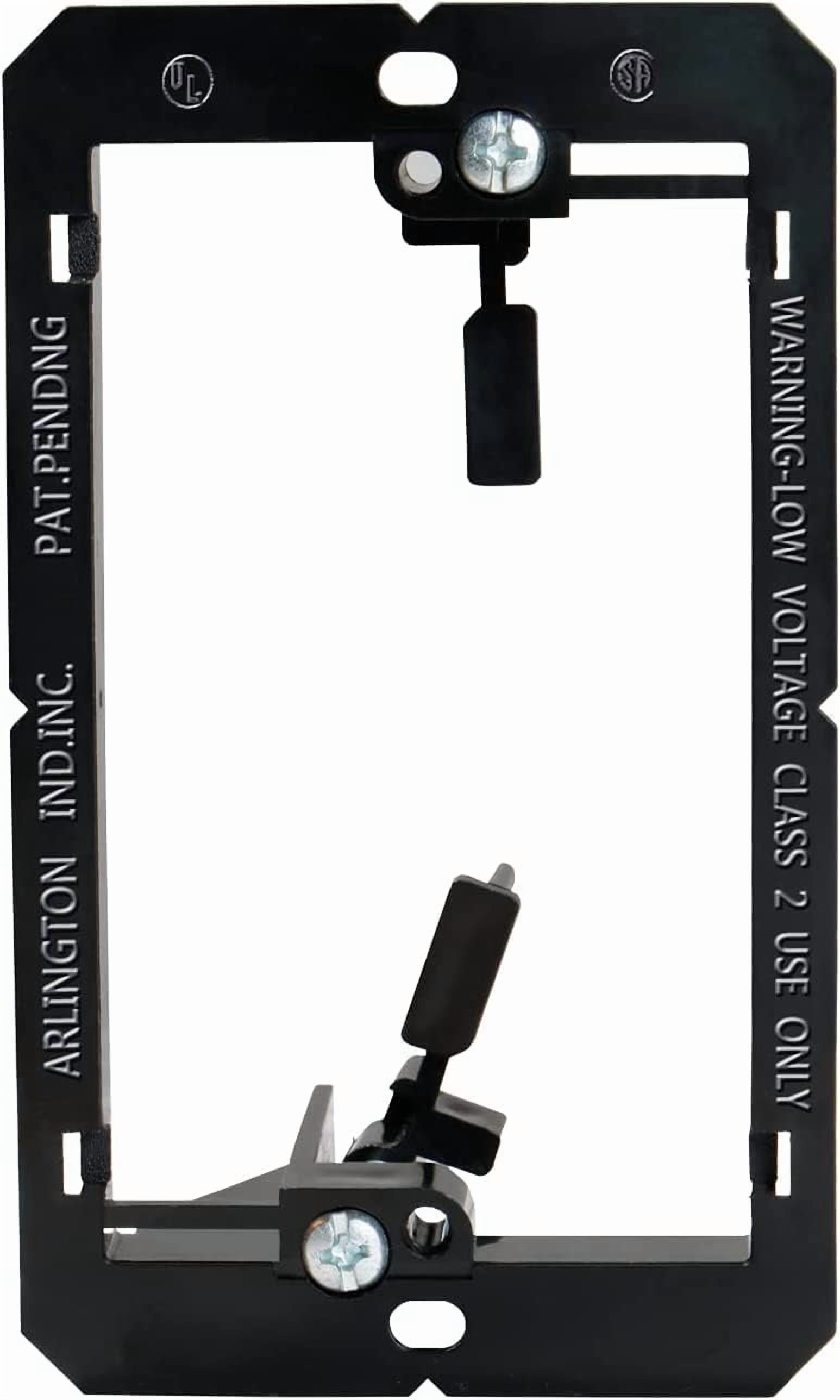 XINDUO-Low Voltage Mounting Bracket 1 Gang, Wall Plate Mounting Bracket ...