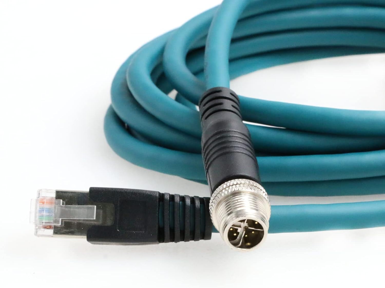 XINDUO-M12 8 Pin X-Coded Ethernet Cable RJ45 Cat7e for Cognex in-Sight ...