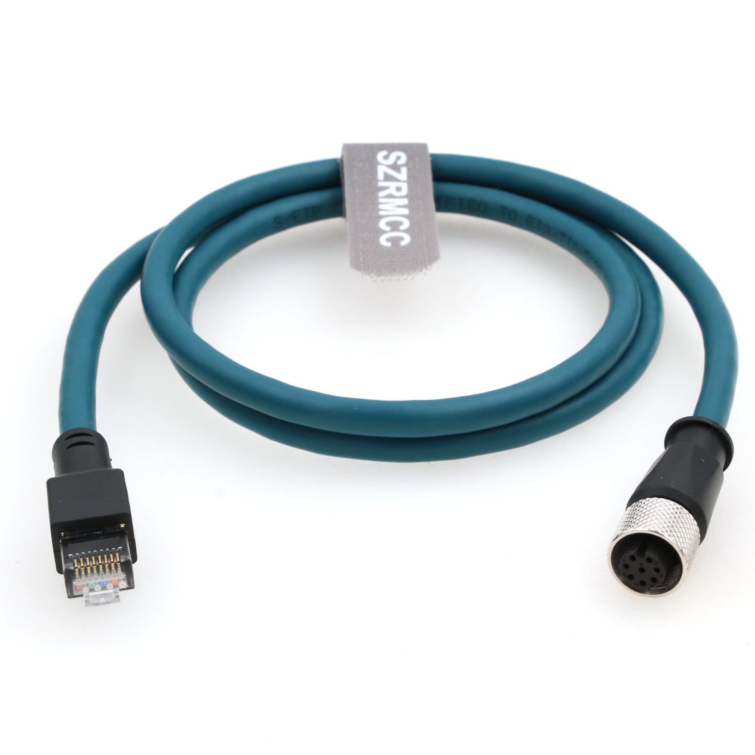 XINDUO-M12 Sensor Actuator Cable A Code 8 Pin Female to RJ45 Ethernet ...