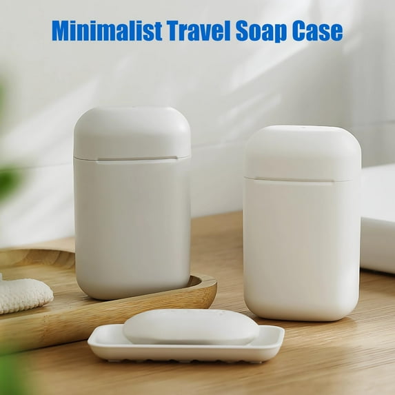 XINDUO-Minimalist Travel Soap Case with Removable Draining Tray ...