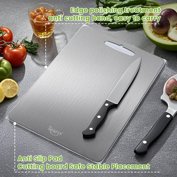 XINDUO-New Titanium Cutting Board - 100% Pure Titanium Cutting Boards ...